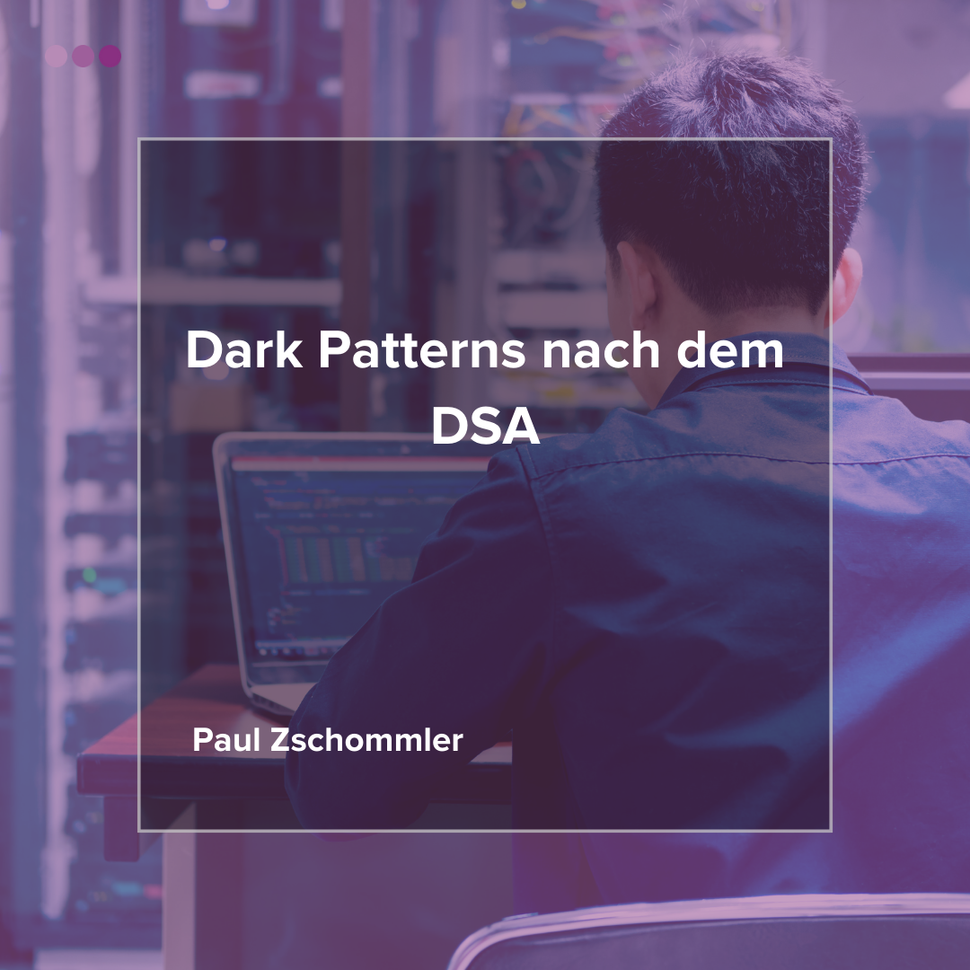 Dark Patterns nach dem DSA | HÄRTING Rechtsanwälte